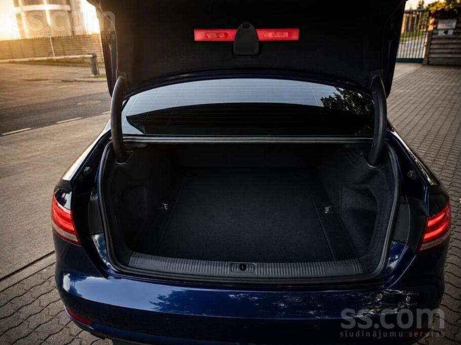 Blue Audi A4 2016 in Jelgava, with an engine capacity of 1.40 L and mileage of 215 thousand km for 11200 €, photo 11 on AUTOMOTO.COM.LV