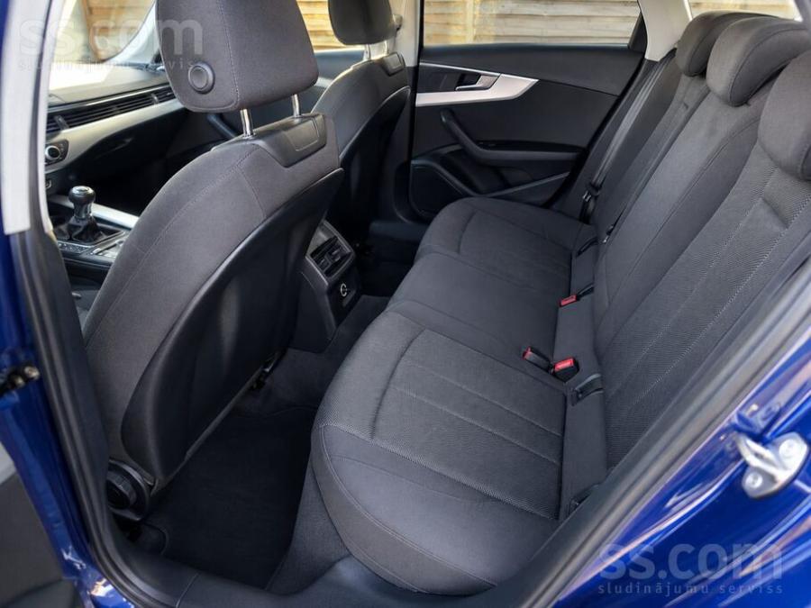 Blue Audi A4 2016 in Jelgava, with an engine capacity of 1.40 L and mileage of 215 thousand km for 11200 €, photo 18 on AUTOMOTO.COM.LV