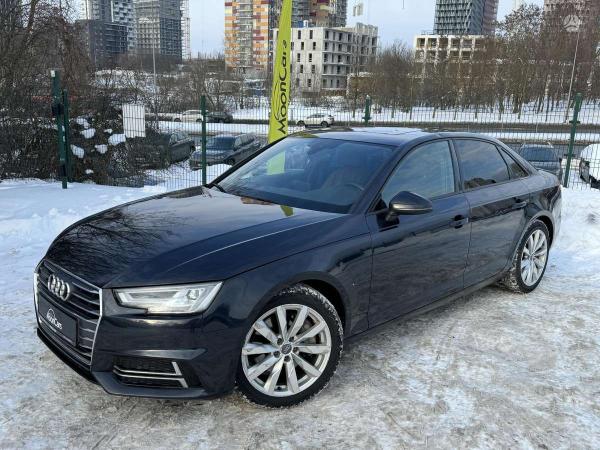 Zils Audi A4 2017 Viļņa, ar dzinēja tilpumu 1.98 L un nobraukumu 113 tūkst. km par 15500 €, foto 1 vietnē AUTOMOTO.COM.LV