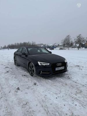 Zils Audi A4 2017 Viļņa, ar dzinēja tilpumu 1.98 L un nobraukumu 163 tūkst. km par 16800 €, foto  vietnē AUTOMOTO.COM.LV