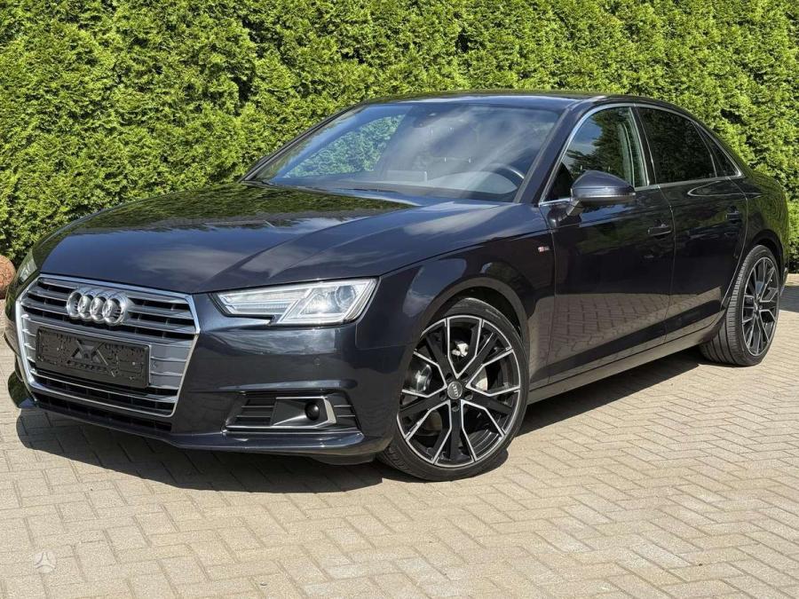 Blue Audi A4 2017 in Jonava, with an engine capacity of 1.97 L and mileage of 221 thousand km for 15250 €, photo 3 on AUTOMOTO.COM.LV
