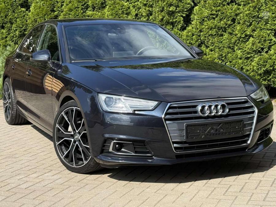 Blue Audi A4 2017 in Jonava, with an engine capacity of 1.97 L and mileage of 221 thousand km for 15250 €, photo 5 on AUTOMOTO.COM.LV