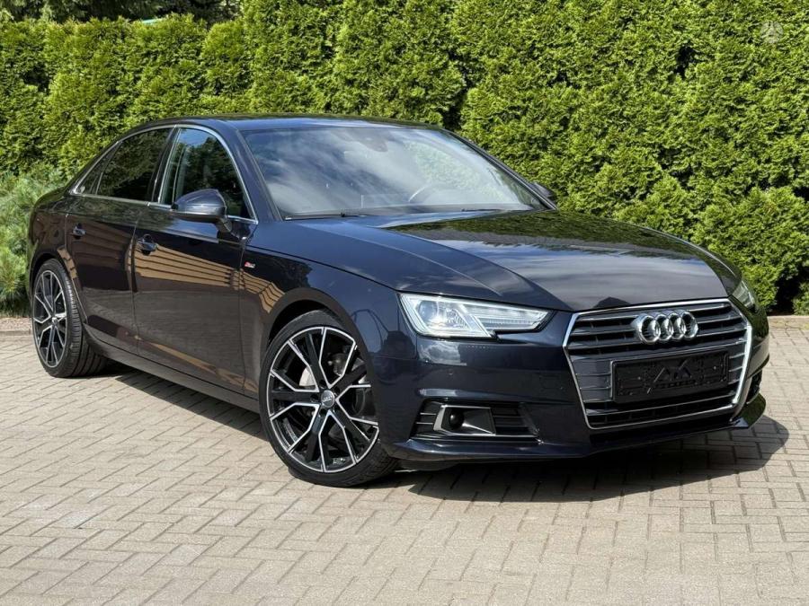 Blue Audi A4 2017 in Jonava, with an engine capacity of 1.97 L and mileage of 221 thousand km for 15250 €, photo 6 on AUTOMOTO.COM.LV