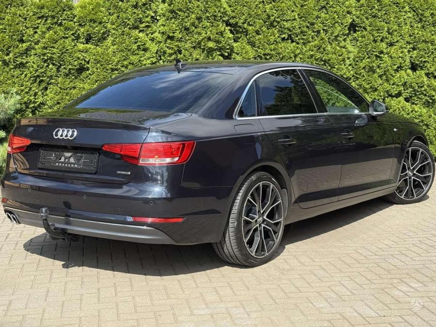 Blue Audi A4 2017 in Jonava, with an engine capacity of 1.97 L and mileage of 221 thousand km for 15250 €, photo 7 on AUTOMOTO.COM.LV