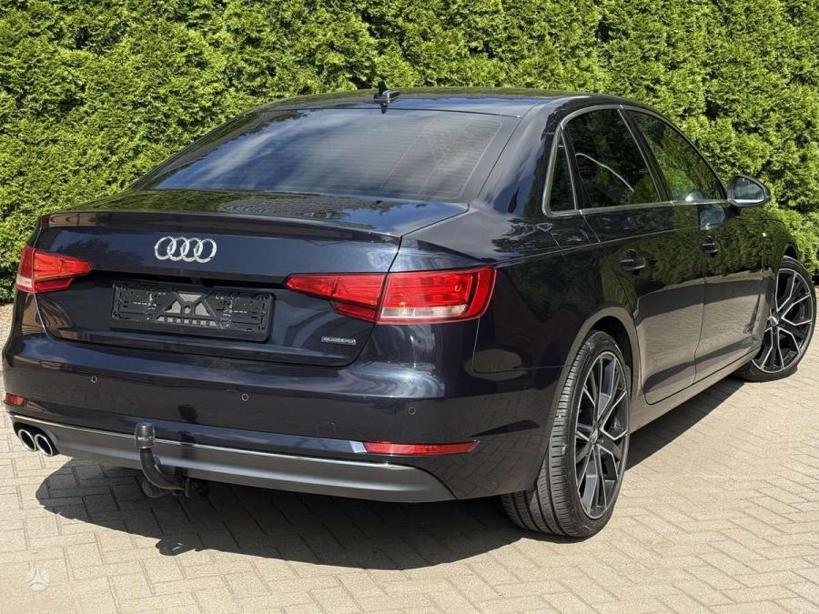 Blue Audi A4 2017 in Jonava, with an engine capacity of 1.97 L and mileage of 221 thousand km for 15250 €, photo 8 on AUTOMOTO.COM.LV