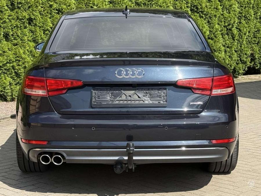 Blue Audi A4 2017 in Jonava, with an engine capacity of 1.97 L and mileage of 221 thousand km for 15250 €, photo 9 on AUTOMOTO.COM.LV