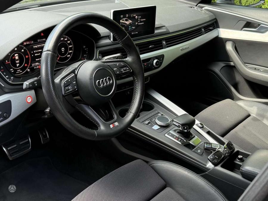 Blue Audi A4 2017 in Jonava, with an engine capacity of 1.97 L and mileage of 221 thousand km for 15250 €, photo 19 on AUTOMOTO.COM.LV