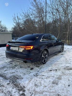 Blue Audi A4 2018 in Panevezys, with an engine capacity of 1.98 L and mileage of 145 thousand km for 16200 €, photo 3 on AUTOMOTO.COM.LV