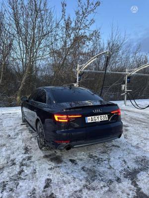 Blue Audi A4 2018 in Panevezys, with an engine capacity of 1.98 L and mileage of 145 thousand km for 16200 €, photo 4 on AUTOMOTO.COM.LV