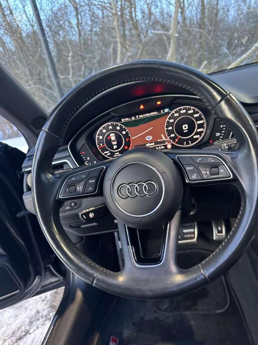 Blue Audi A4 2018 in Panevezys, with an engine capacity of 1.98 L and mileage of 145 thousand km for 16200 €, photo 6 on AUTOMOTO.COM.LV