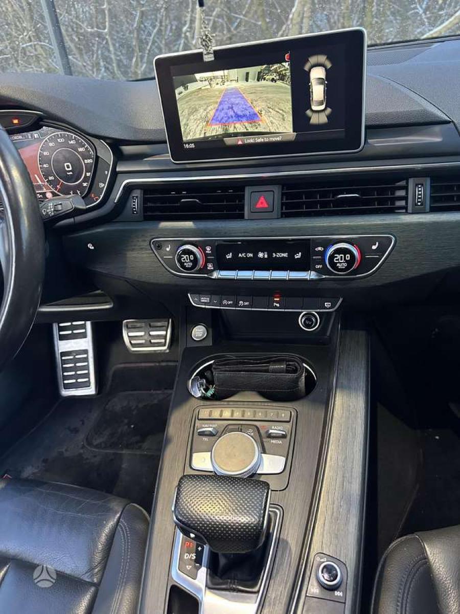 Blue Audi A4 2018 in Panevezys, with an engine capacity of 1.98 L and mileage of 145 thousand km for 16200 €, photo 8 on AUTOMOTO.COM.LV