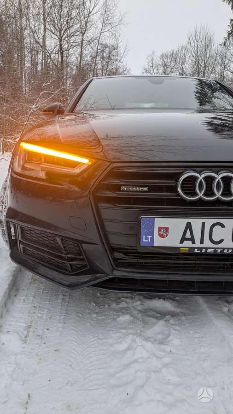 Zils Audi A4 2018 Kauņa, ar dzinēja tilpumu 1.98 L un nobraukumu 223 tūkst. km par 17500 €, foto 5 vietnē AUTOMOTO.COM.LV