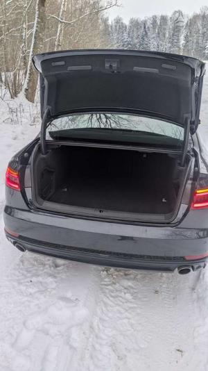 Zils Audi A4 2018 Kauņa, ar dzinēja tilpumu 1.98 L un nobraukumu 223 tūkst. km par 17500 €, foto 6 vietnē AUTOMOTO.COM.LV