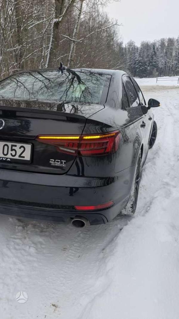 Blue Audi A4 2018 in Kaunas, with an engine capacity of 1.98 L and mileage of 223 thousand km for 17500 €, photo 10 on AUTOMOTO.COM.LV