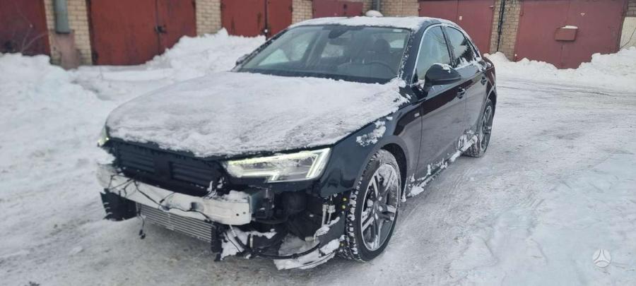 Blue Audi A4 2018 in Vilnius, with an engine capacity of 1.98 L and mileage of 108 thousand km for 13500 €, photo 5 on AUTOMOTO.COM.LV