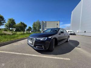 Blue Audi A4 2018 in Vilnius, with an engine capacity of 1.97 L and mileage of 24 thousand km for 12500 €, photo 3 on AUTOMOTO.COM.LV
