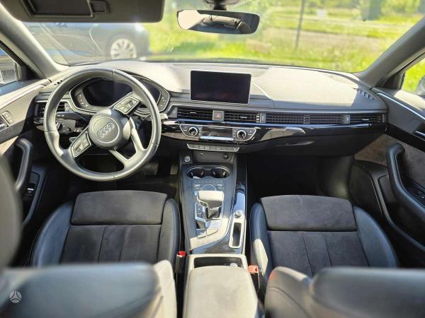 Blue Audi A4 2018 in Vilnius, with an engine capacity of 1.97 L and mileage of 24 thousand km for 12500 €, photo 3 on AUTOMOTO.COM.LV