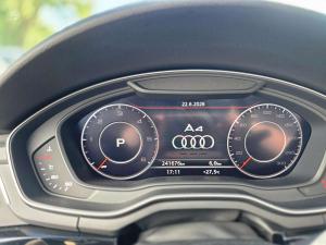 Blue Audi A4 2018 in Vilnius, with an engine capacity of 1.97 L and mileage of 24 thousand km for 12500 €, photo 9 on AUTOMOTO.COM.LV