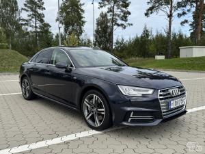 Blue Audi A4 2018 in Vilnius, with an engine capacity of 2.00 L and mileage of 111 thousand km for 16300 €, photo 6 on AUTOMOTO.COM.LV