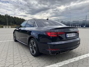 Blue Audi A4 2018 in Vilnius, with an engine capacity of 2.00 L and mileage of 111 thousand km for 16300 €, photo 8 on AUTOMOTO.COM.LV