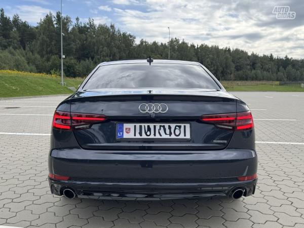 Blue Audi A4 2018 in Vilnius, with an engine capacity of 2.00 L and mileage of 111 thousand km for 16300 €, photo 9 on AUTOMOTO.COM.LV