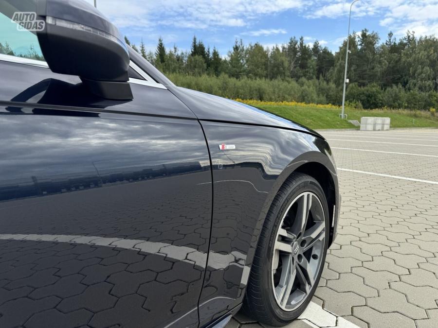Blue Audi A4 2018 in Vilnius, with an engine capacity of 2.00 L and mileage of 111 thousand km for 16300 €, photo 12 on AUTOMOTO.COM.LV