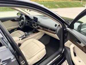 Blue Audi A4 2018 in Vilnius, with an engine capacity of 2.00 L and mileage of 111 thousand km for 16300 €, photo 20 on AUTOMOTO.COM.LV