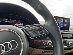 Blue Audi A4 2018 in Vilnius, with an engine capacity of 2.00 L and mileage of 111 thousand km for 16300 €, photo 22 on AUTOMOTO.COM.LV