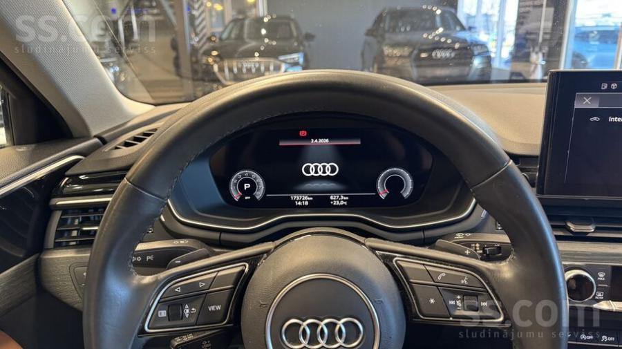Zils Audi A4 2020 Rīga, ar dzinēja tilpumu 2.00 L un nobraukumu 174 tūkst. km par 18990 €, foto 22 vietnē AUTOMOTO.COM.LV