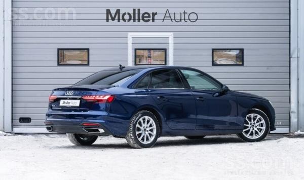 Zils Audi A4 2021 Jelgava, ar dzinēja tilpumu 2.00 L un nobraukumu 130 tūkst. km par 22400 €, foto 4 vietnē AUTOMOTO.COM.LV