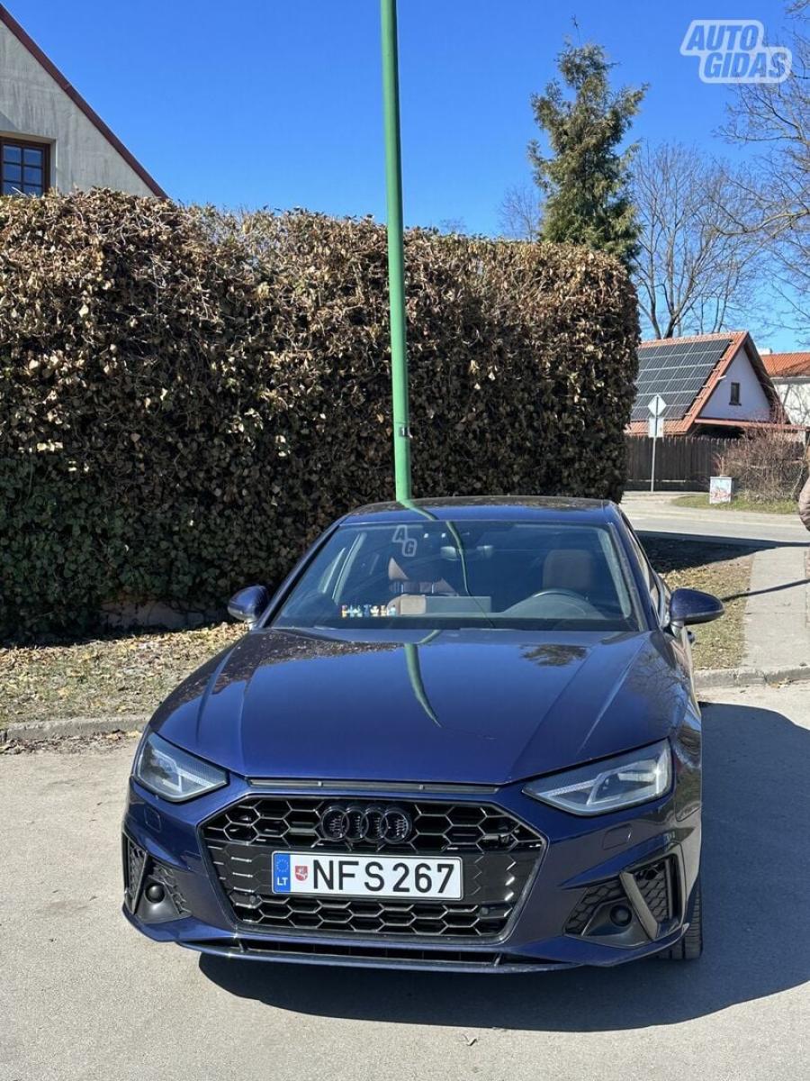 Blue Audi A4 2021 in Klaipeda, with an engine capacity of 2.00 L and mileage of 109 thousand km for 19100 €, photo 3 on AUTOMOTO.COM.LV