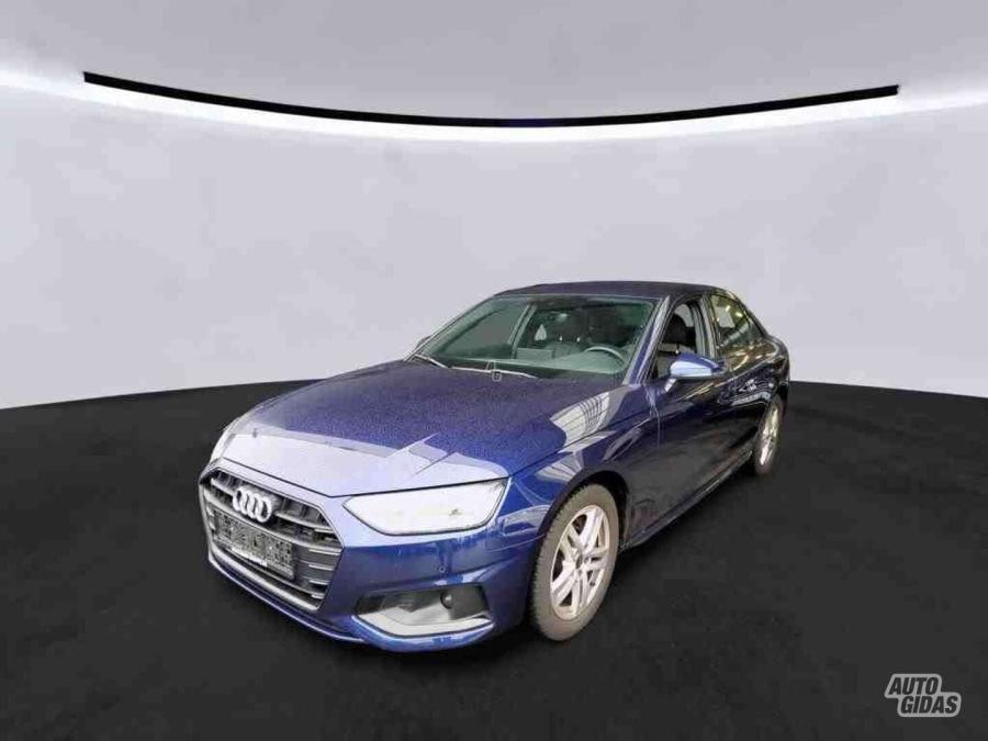 Zils Audi A4 2022 Kauņa, ar dzinēja tilpumu 2.00 L un nobraukumu 60 tūkst. km par 28529 €, foto 1 vietnē AUTOMOTO.COM.LV