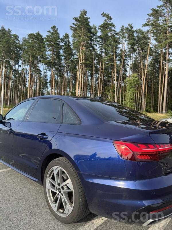 Blue Audi A4 2023 in Riga, with an engine capacity of 2.00 L and mileage of 55 thousand km for 35900 €, photo 7 on AUTOMOTO.COM.LV