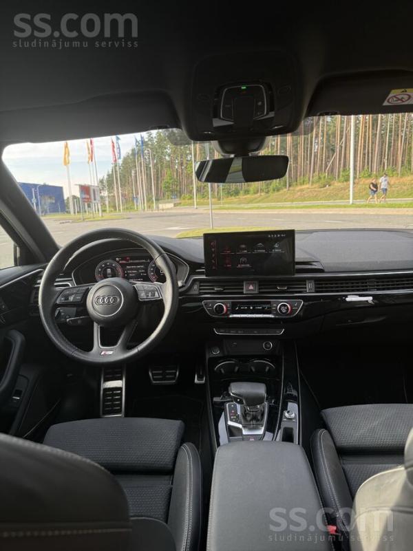 Blue Audi A4 2023 in Riga, with an engine capacity of 2.00 L and mileage of 55 thousand km for 35900 €, photo 8 on AUTOMOTO.COM.LV