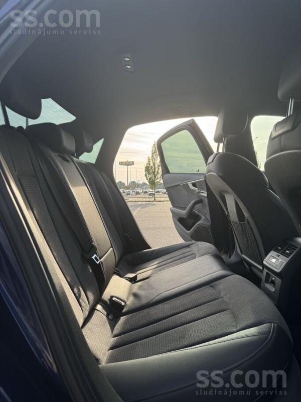 Blue Audi A4 2023 in Riga, with an engine capacity of 2.00 L and mileage of 55 thousand km for 35900 €, photo 11 on AUTOMOTO.COM.LV