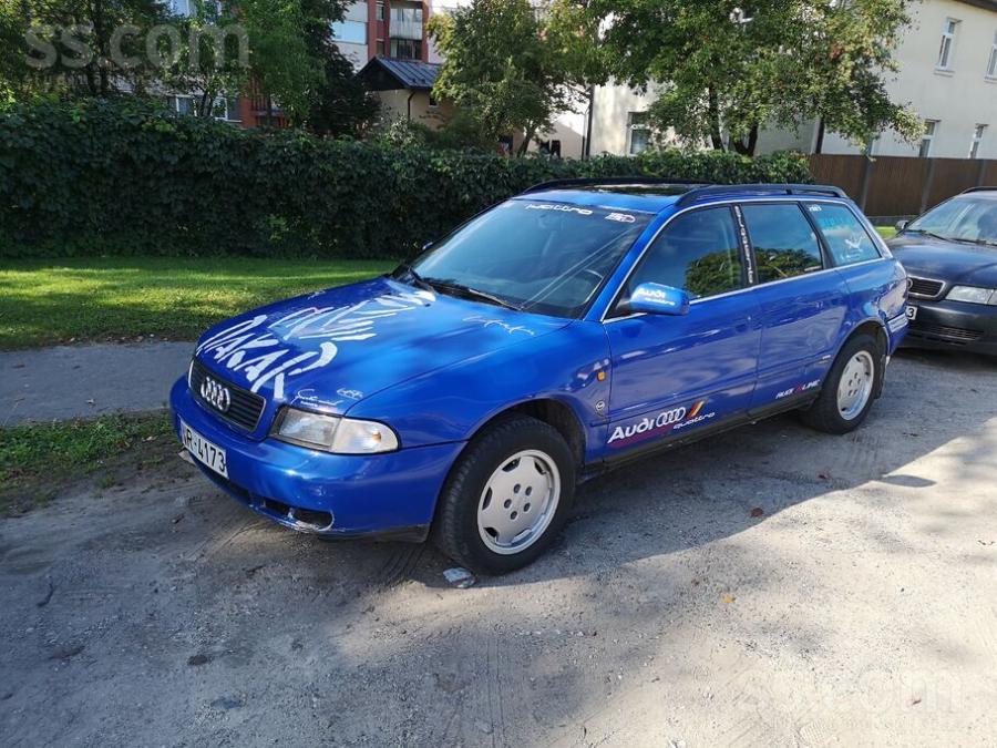 Zils Audi A4 1996 Rīga, ar dzinēja tilpumu 2.60 L un nobraukumu 303 tūkst. km par 1350 €, foto 1 vietnē AUTOMOTO.COM.LV