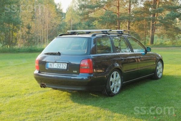 Blue Audi A4 1996 in Ogre, with an engine capacity of 2.60 L and mileage of 341 thousand km for 2700 €, photo 2 on AUTOMOTO.COM.LV