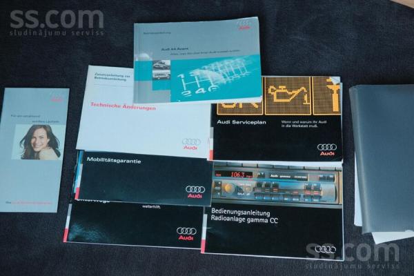 Blue Audi A4 1996 in Ogre, with an engine capacity of 2.60 L and mileage of 341 thousand km for 2700 €, photo 6 on AUTOMOTO.COM.LV