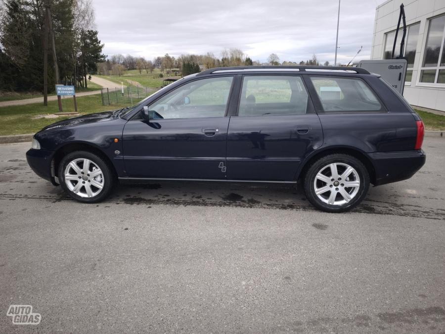 Zils Audi A4 1996 Telšiai, ar dzinēja tilpumu 1.90 L un nobraukumu 290 tūkst. km par 1350 €, foto 5 vietnē AUTOMOTO.COM.LV