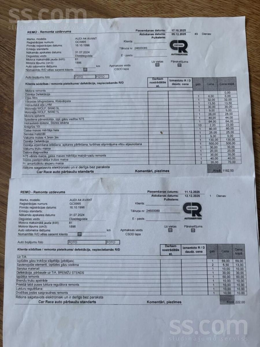 Zils Audi A4 1996 Tukums, ar dzinēja tilpumu 1.90 L un nobraukumu 457 tūkst. km par 950 €, foto 3 vietnē AUTOMOTO.COM.LV
