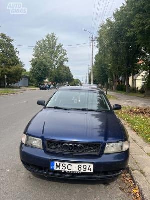 Blue Audi A4 1996 in Panevezys, with an engine capacity of 1.80 L and mileage of 258 thousand km for 850 €, photo  on AUTOMOTO.COM.LV