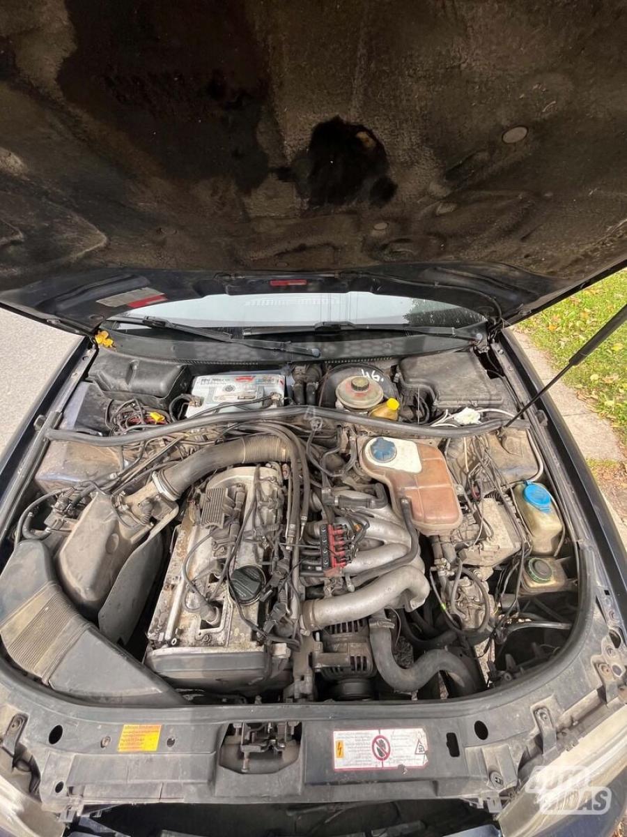 Zils Audi A4 1996 Panevēža, ar dzinēja tilpumu 1.80 L un nobraukumu 258 tūkst. km par 850 €, foto 8 vietnē AUTOMOTO.COM.LV