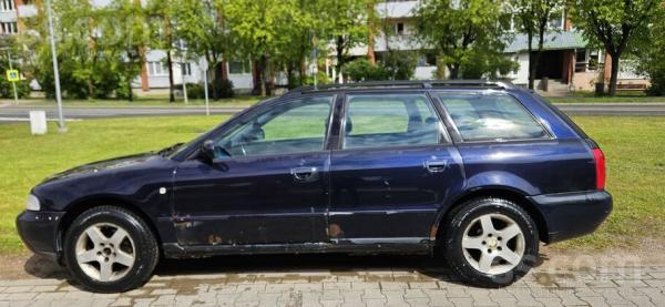 Blue Audi A4 1997 in Tukums, with an engine capacity of 1.90 L and mileage of 462 thousand km for 650 €, photo 3 on AUTOMOTO.COM.LV