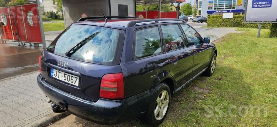 Blue Audi A4 1997 in Tukums, with an engine capacity of 1.90 L and mileage of 462 thousand km for 650 €, photo 4 on AUTOMOTO.COM.LV