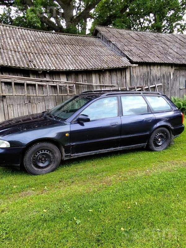Blue Audi A4 1997 in Aizkraukle, with an engine capacity of 1.90 L and mileage of 50 thousand km for 1600 €, photo 2 on AUTOMOTO.COM.LV