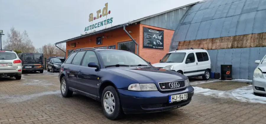 Zils Audi A4 1997 Valmiera, ar dzinēja tilpumu 1.80 L un nobraukumu 444 tūkst. km par 1250 €, foto 1 vietnē AUTOMOTO.COM.LV