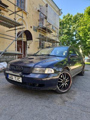 Blue Audi A4 1997 in Sillamae, with an engine capacity of 1.90 L and mileage of 407 thousand km for 1199 €, photo  on AUTOMOTO.COM.LV
