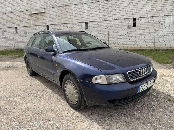 Zils Audi A4 1997 Viļņa, ar dzinēja tilpumu 1.90 L un nobraukumu 245 tūkst. km par 350 €, foto 1 vietnē AUTOMOTO.COM.LV