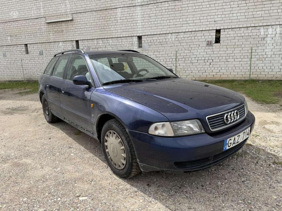 Blue Audi A4 1997 in Vilnius, with an engine capacity of 1.90 L and mileage of 245 thousand km for 350 €, photo 1 on AUTOMOTO.COM.LV