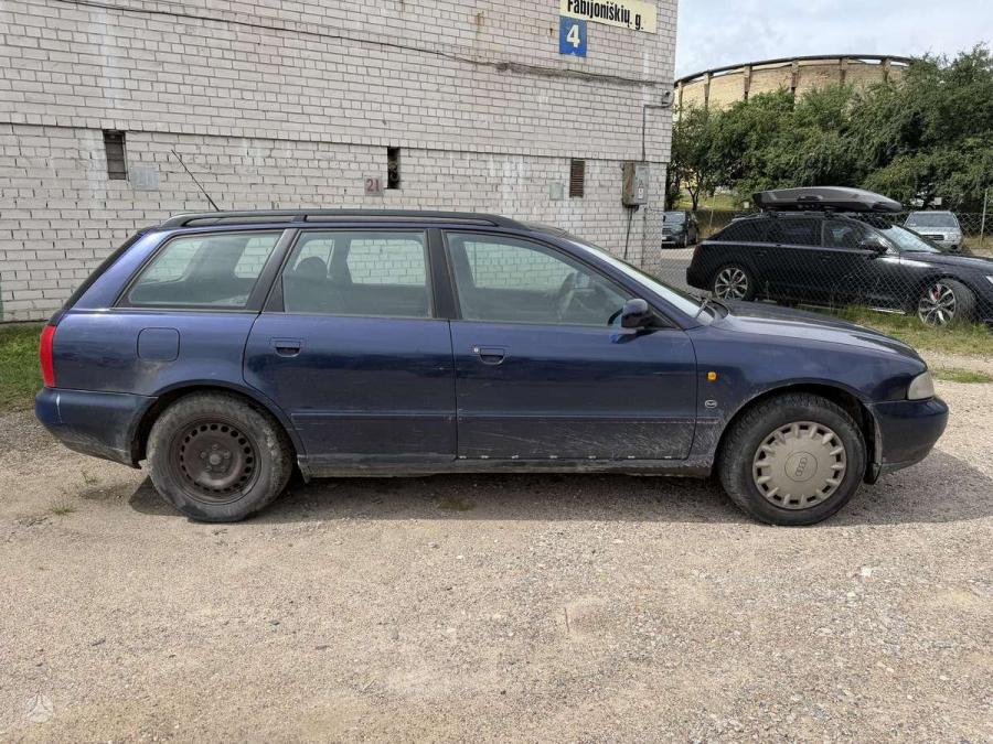 Blue Audi A4 1997 in Vilnius, with an engine capacity of 1.90 L and mileage of 245 thousand km for 350 €, photo 3 on AUTOMOTO.COM.LV